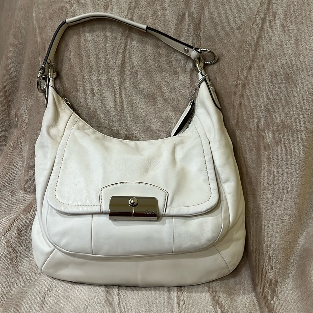 Coach Kristen Bone White Bag (Read Details) - Gem